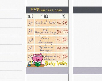 Study stickers | Etsy