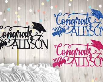 Graduation cake topper | Etsy