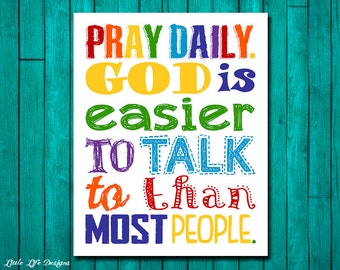 The Lord's Prayer. Sunday School Decor. Christian Wall