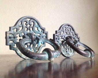 Metal drawer pulls | Etsy