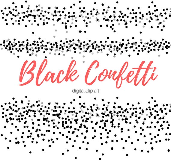 confetti clipart confetti clipart black confetti party