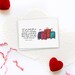 love is all around love actually greeting card