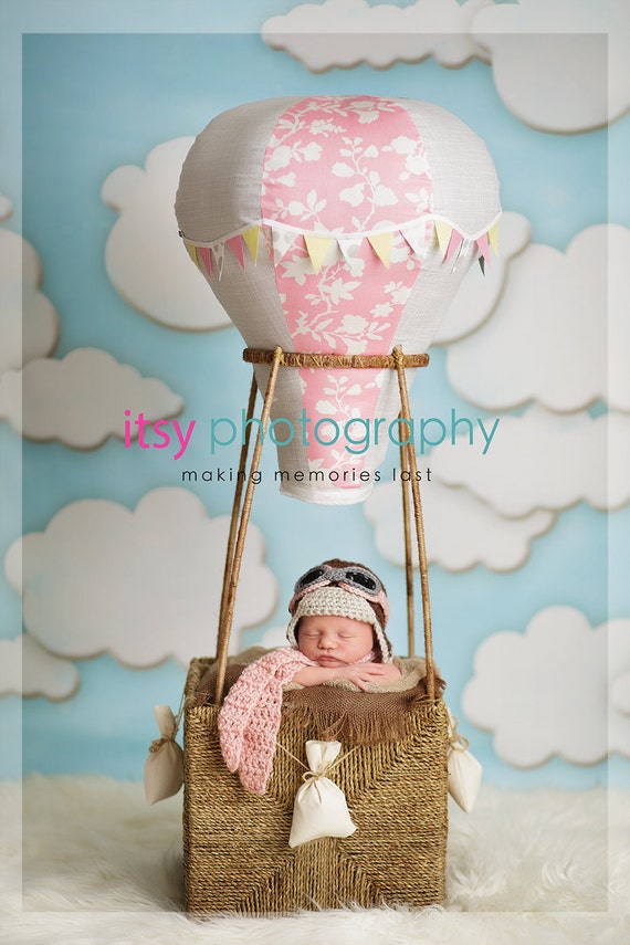 Newborn Aviator Hat 3 Piece Set Aviator Goggles Scarf