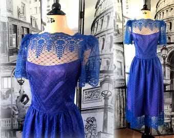 Royal blue dress | Etsy