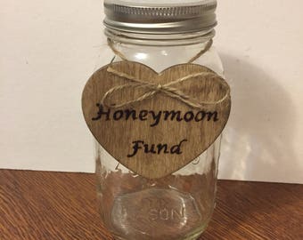 Honeymoon fund jar | Etsy