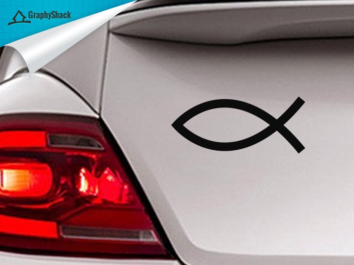 Christian Fish Symbol On Car