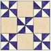 Pinwheel 9 Patch Quilt Block Pattern