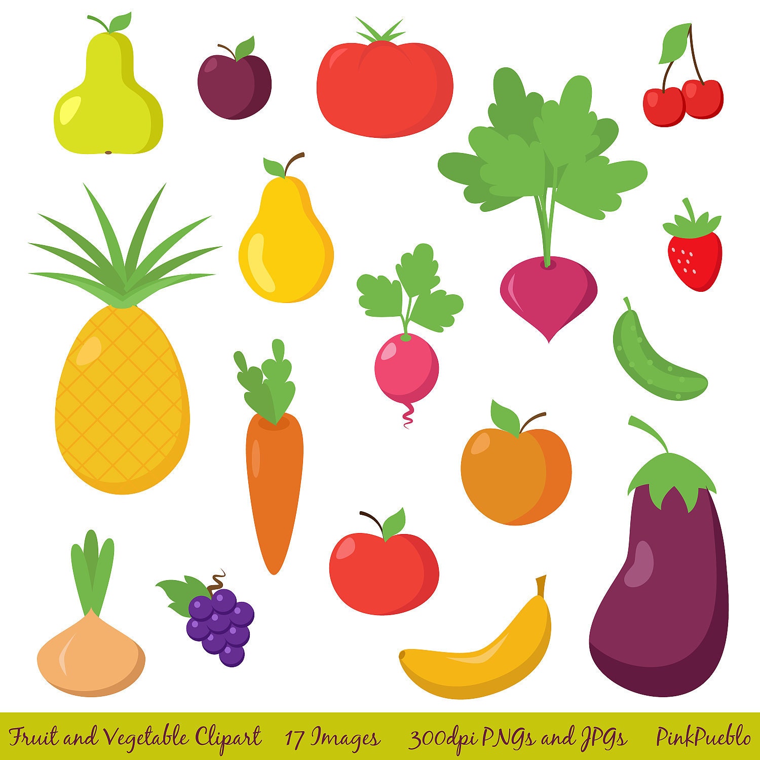 Obst und Gemüse Clipart ClipArt Obst Clipart ClipArt