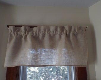 Burlap valance | Etsy