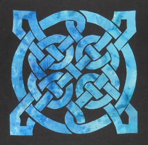 Celtic Knot Block 7 Quilt Applique Pattern Design PDF