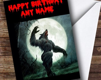 Werewolf cards | Etsy