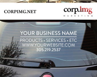 Rear window decal | Etsy