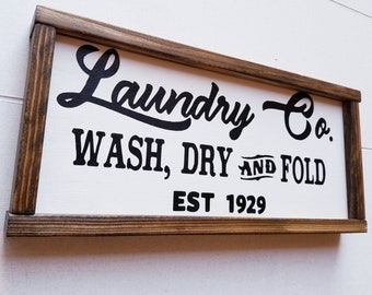 Funny laundry sign | Etsy