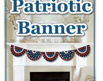 Patriotic banner | Etsy