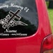 Custom In Loving Memory Vinyl Decal Sticker 20 Colors To