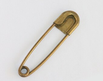 Vintage safety pin | Etsy