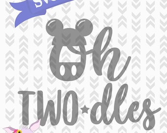 Oh twodles svg | Etsy
