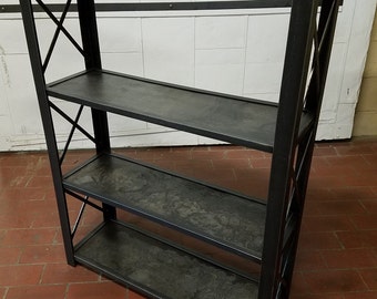Metal bookcase | Etsy