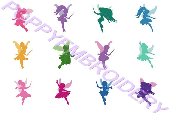 FAIRY Design for Embroidery machine / fée motifs pour