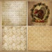 Vintage Thanksgiving Digital Paper Autumn Harvest Bounty