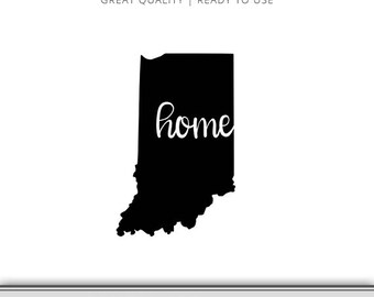 Indiana svg | Etsy