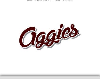 Aggies clipart | Etsy