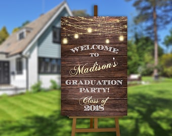 Rustic graduation | Etsy