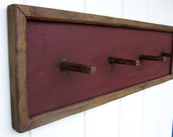 Primitive peg rack | Etsy
