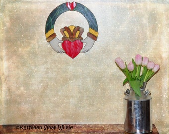 Claddagh wall art | Etsy