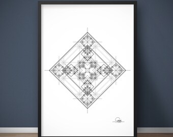 Sacred geometry art | Etsy