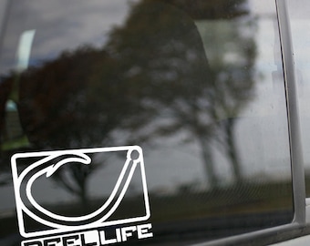 Fishing decal | Etsy