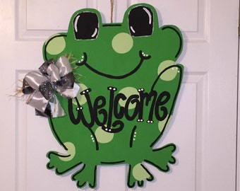 Frog door hanger | Etsy