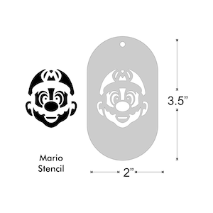 Super mario stencil | Etsy