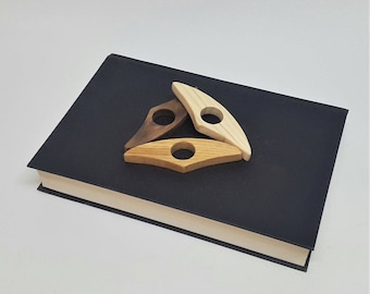 Wooden book holder | Etsy