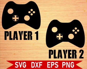 Player 1 player 2 | Etsy