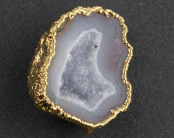 Geode pendant | Etsy