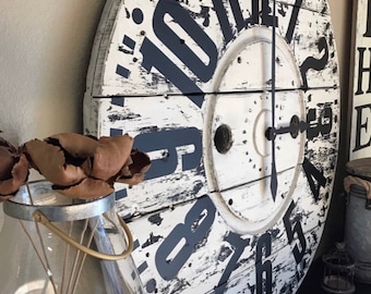 Farmhouse clock | Etsy