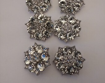 Rhinestone buttons | Etsy