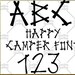 Happy Camper svg alphabet camper letters camper alphabet font
