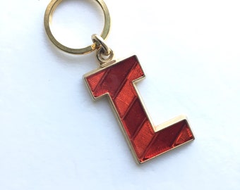 Letter l keychain | Etsy