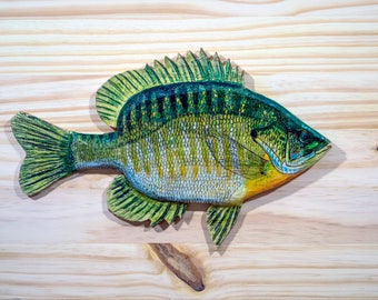 Bluegill wall art | Etsy