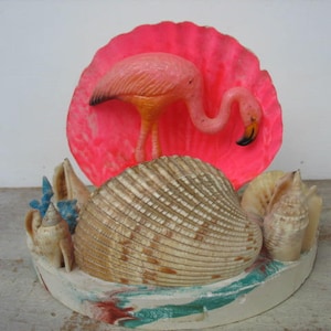 Flamingo sculpture | Etsy