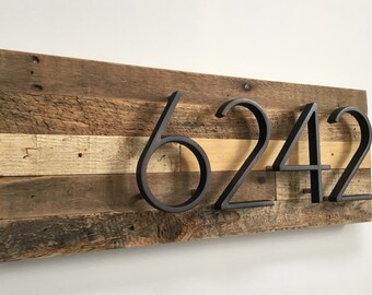 House number sign | Etsy