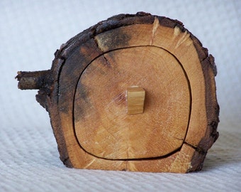 Tree bark box | Etsy