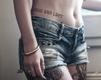 Rub on tattoos | Etsy