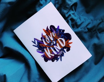 Be Kind Always Poster & Print Bird Art Print 12x12 Record