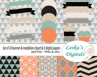 Scalloped banner | Etsy