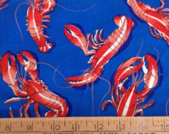 Lobster fabric | Etsy