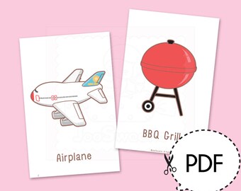 Beach Summer Pictionary DIGITAL DOWNLOAD Drawing Game