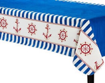 Nautical tablecloth | Etsy